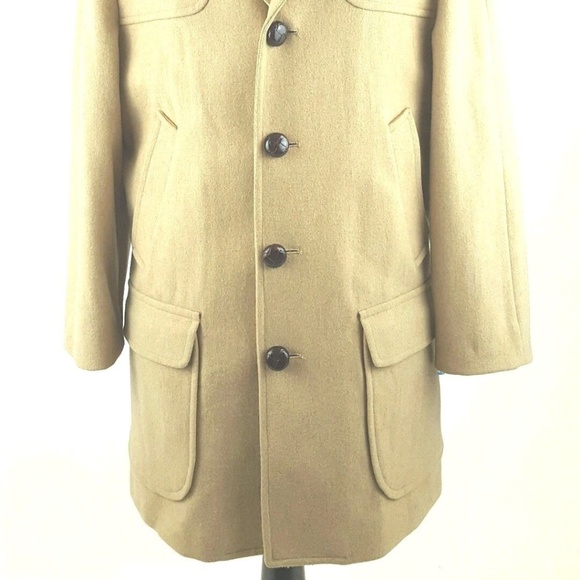 Pendleton | Jackets & Coats | Pendleton Coat Camel Tan Virgin Wool ...
